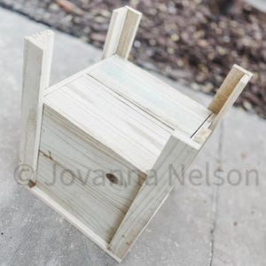 Handcrafted Pine Planter Box | Rustic Charm for Your Patio, Garden, or ...