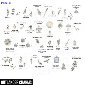 Outlander Gabaldon Charms, Outlander Sassenach Pendants, Scottish ...