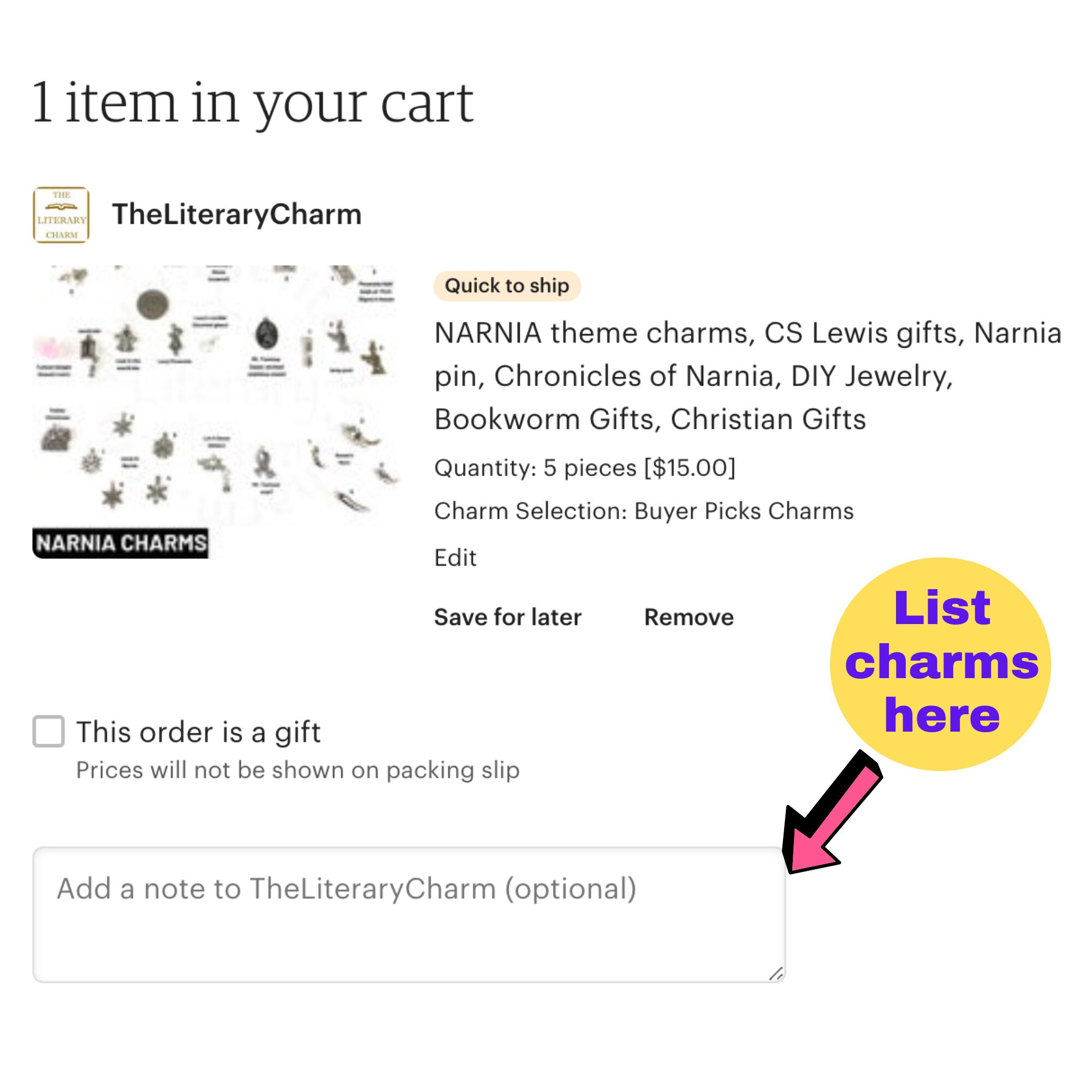 NARNIA Theme Charms CS Lewis Gifts Narnia Pin Chronicles of | Etsy