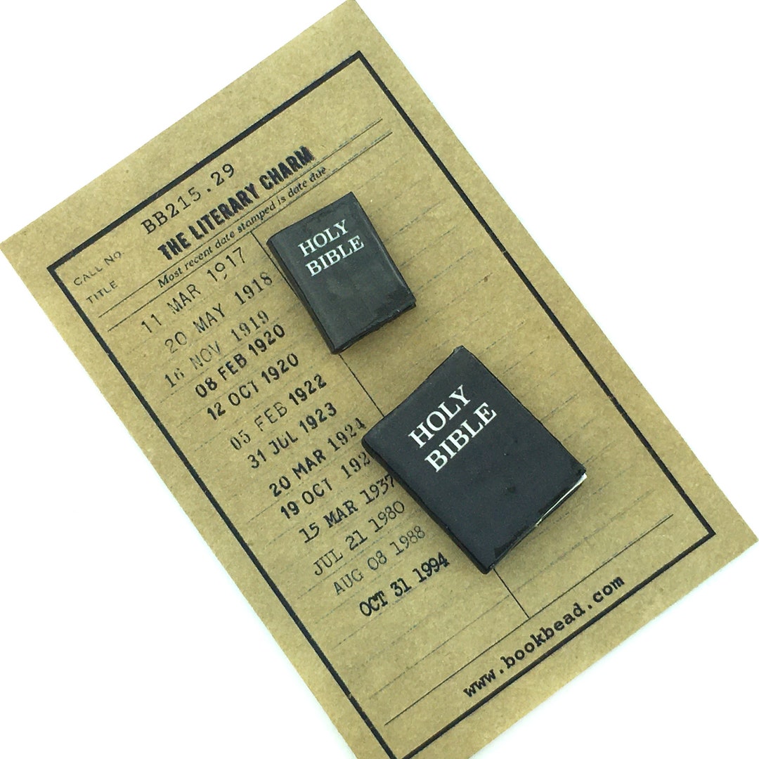 Holy BIBLE Lapel Pin, Bible Collectible Mini Book, Mini Book Brooch ...