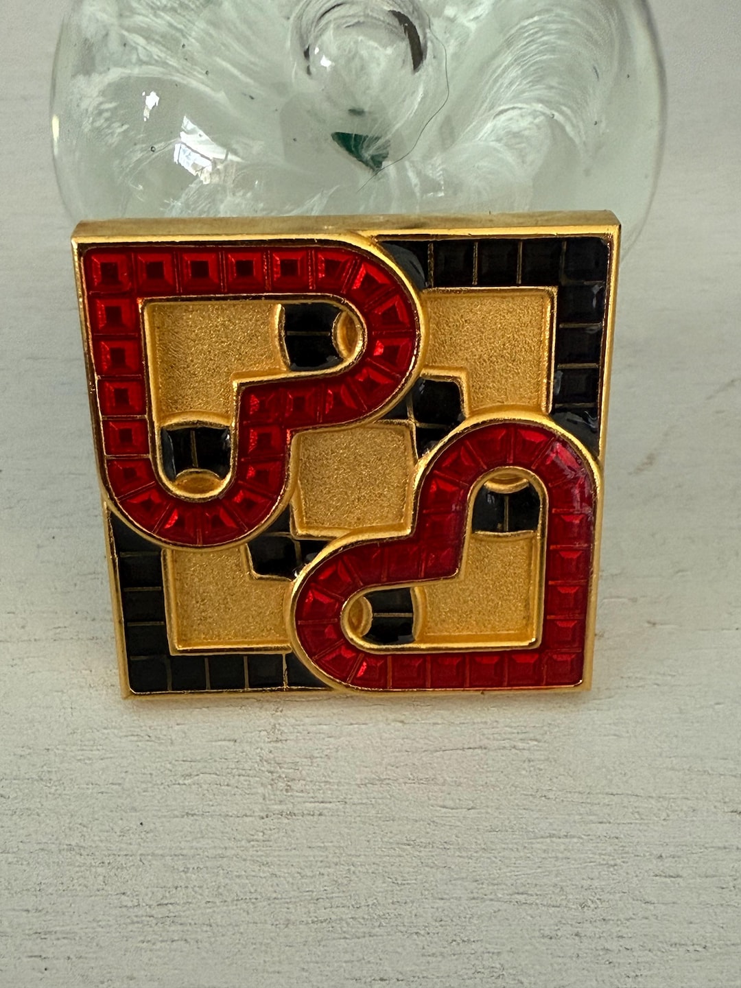 Vintage Art Deco Princess Marcella Borghese Mirror - Lipstick Mirror ...