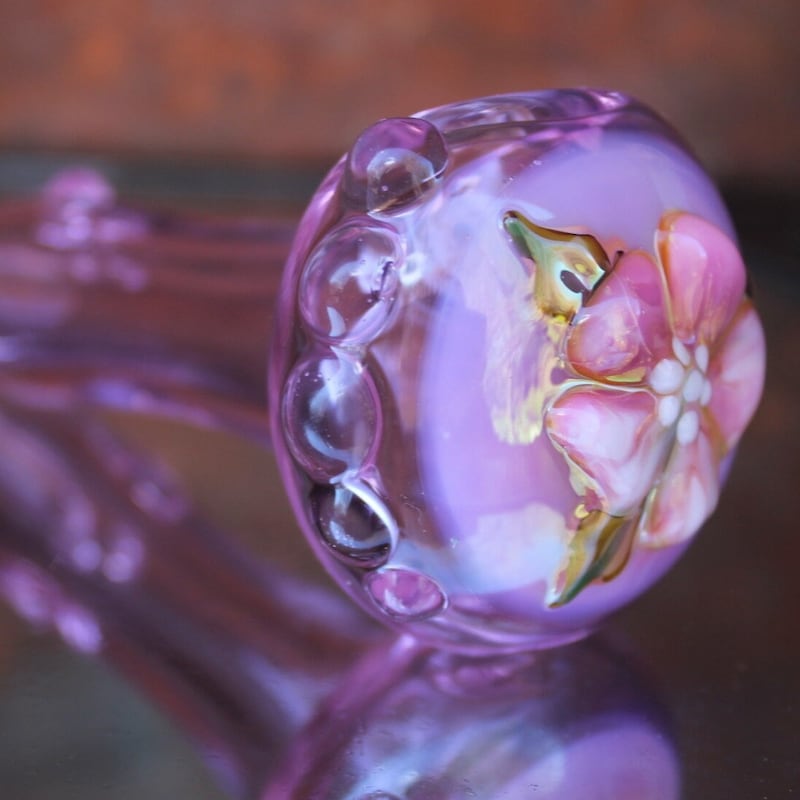 Pink Glass Pipe - Etsy