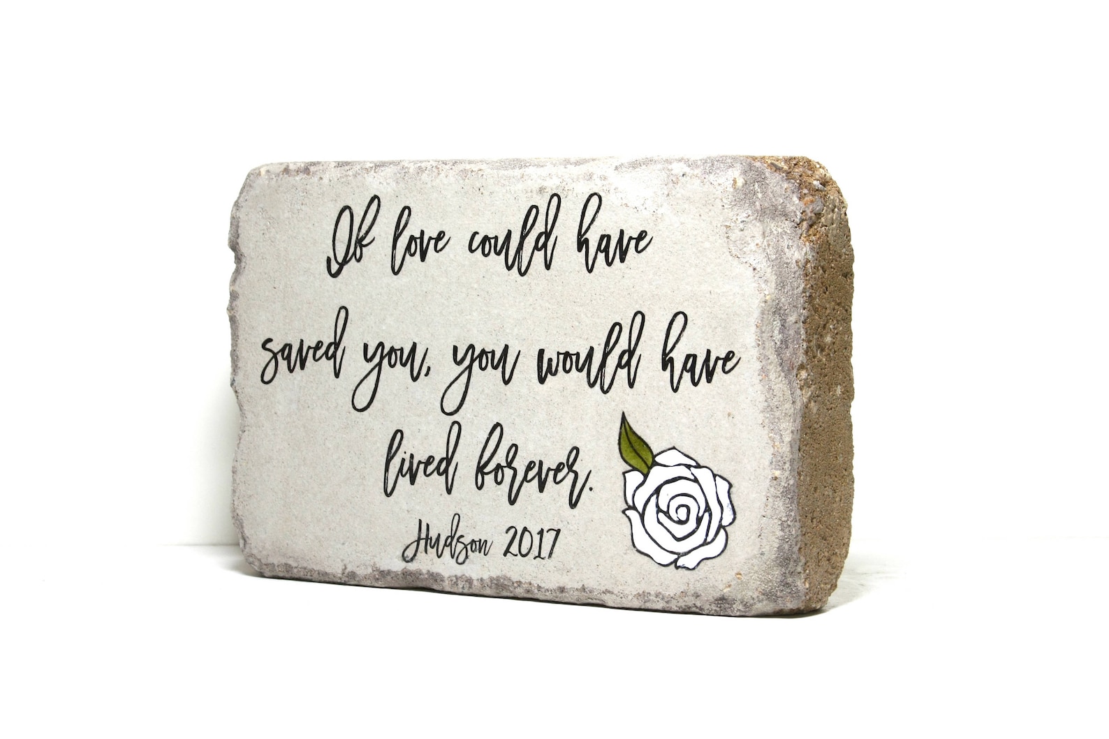 Personalized Memorial Stone. Indoor/ Outdoor 6x9 Remembrance - Etsy