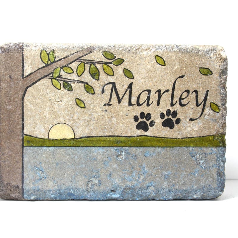 Dog Memorial Stone Indoor - Etsy