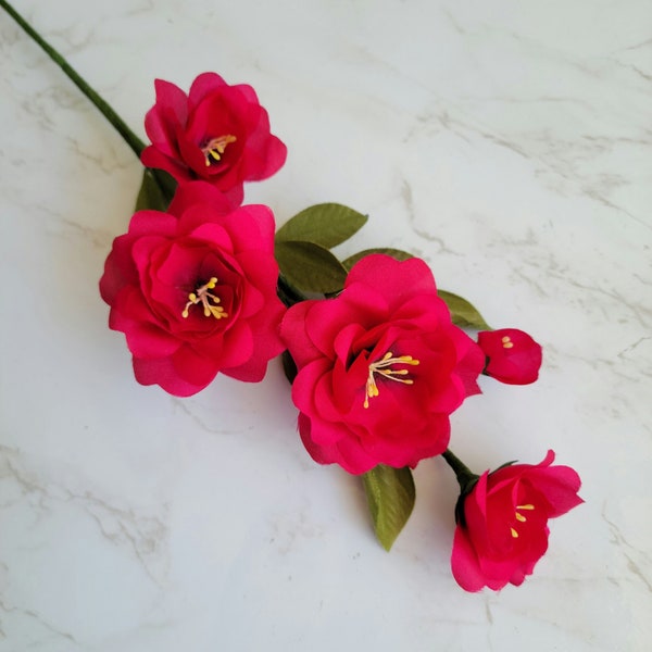 Red Silk Roses - Etsy