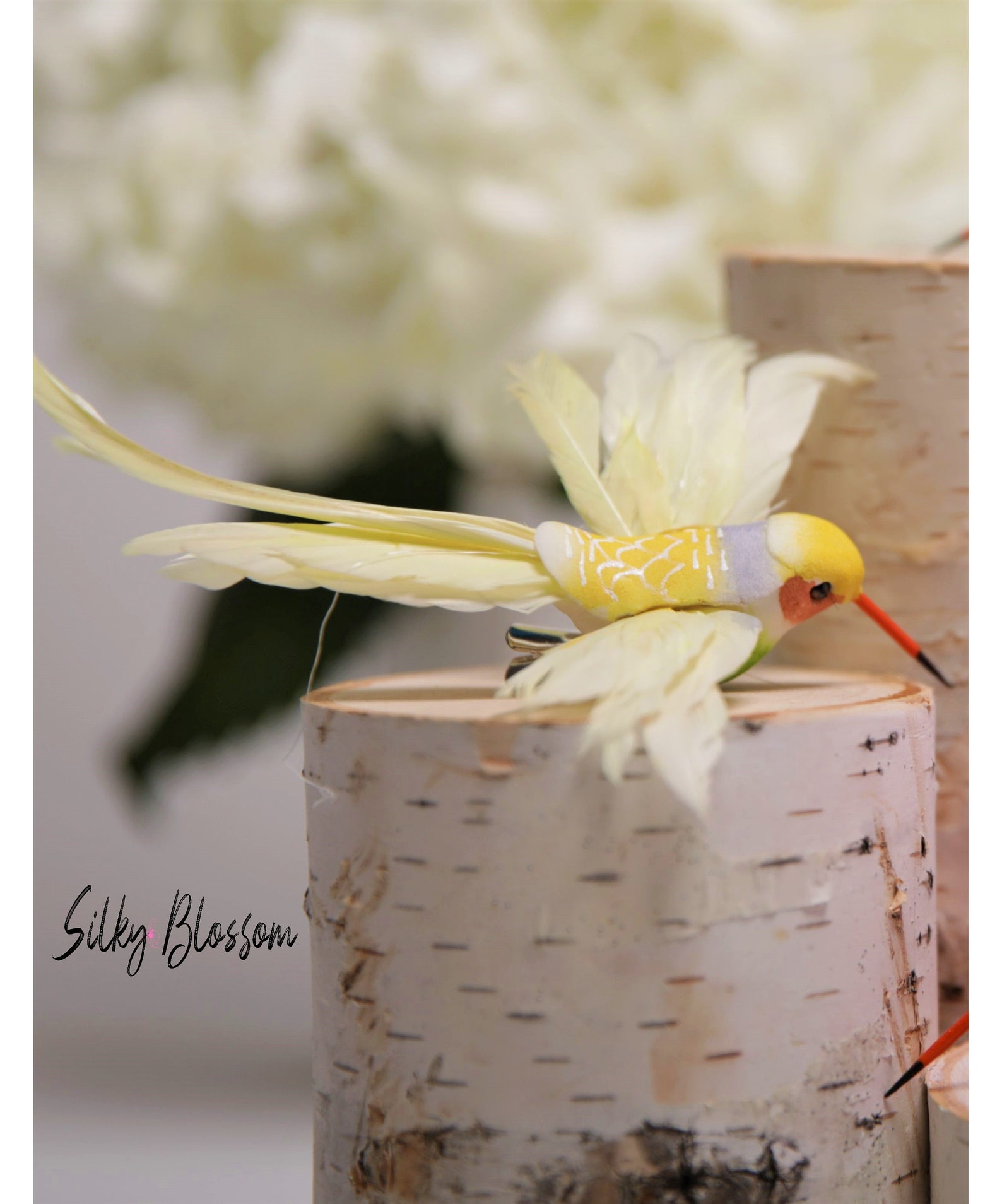 3 Cute 6.5 Artificial Hummingbirds With Clips - Etsy