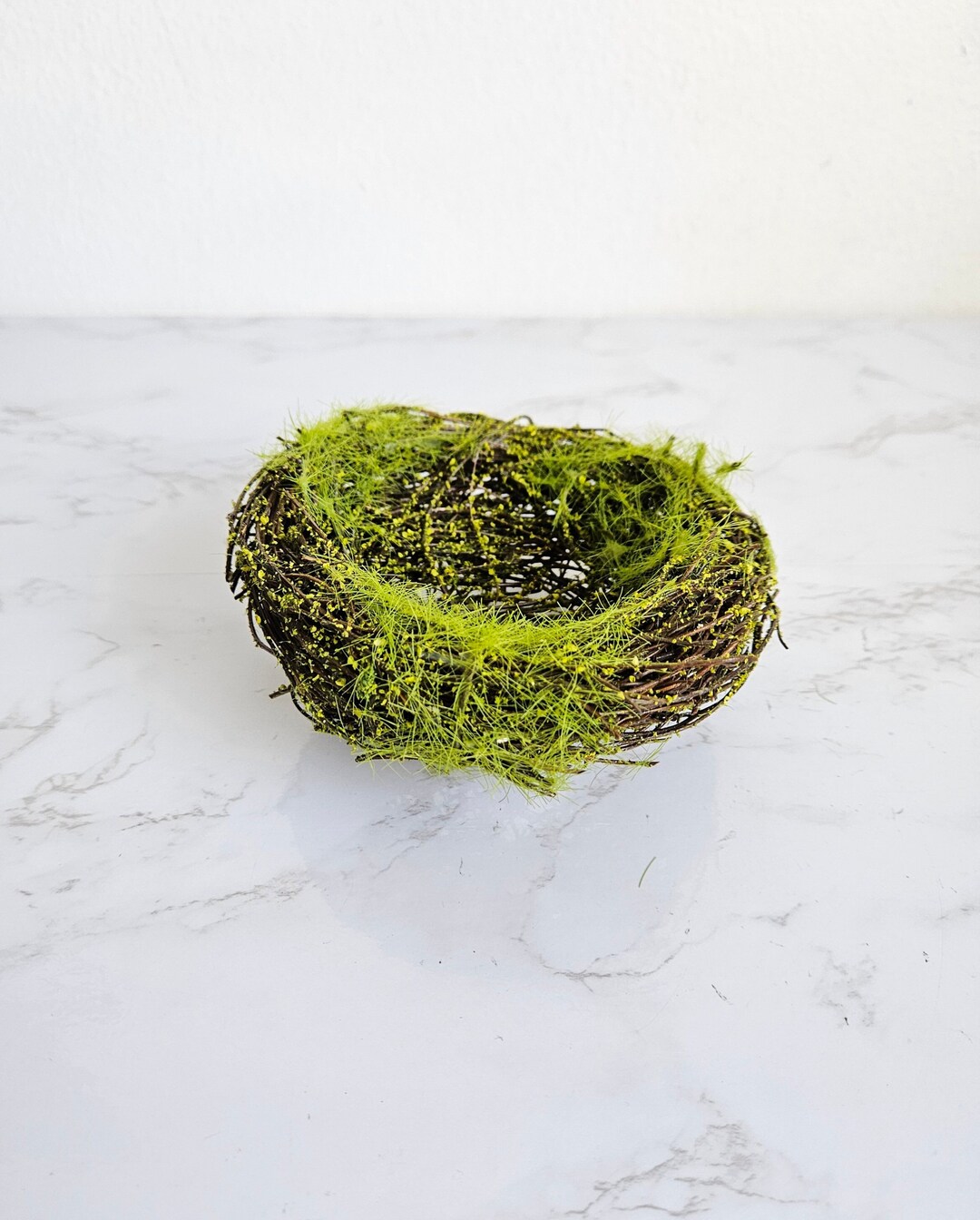5" Vine/moss Artificial Nest for Crafts, Home, Garden, Hats, Costumes ...