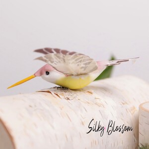 12 Cute 4 1/4" Hummingbirds, Artificial Feather Hummingbirds for Craft ...