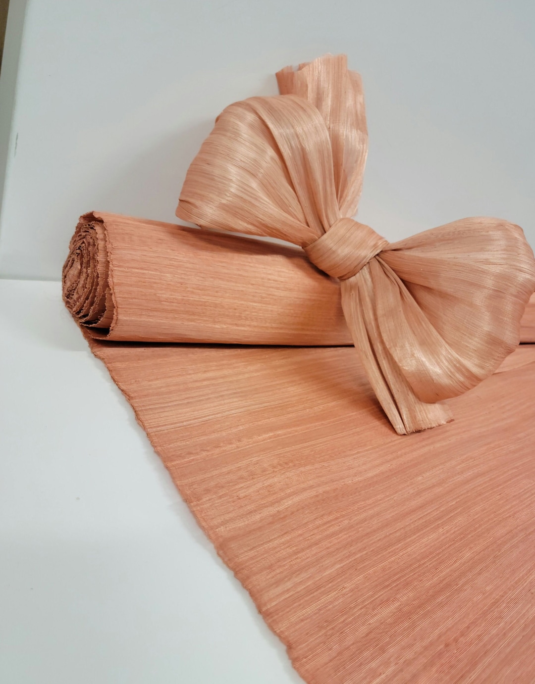 Rose Gold Silk Abaca Fabric for Hat Making & Millinery 1/2meter-20 ...