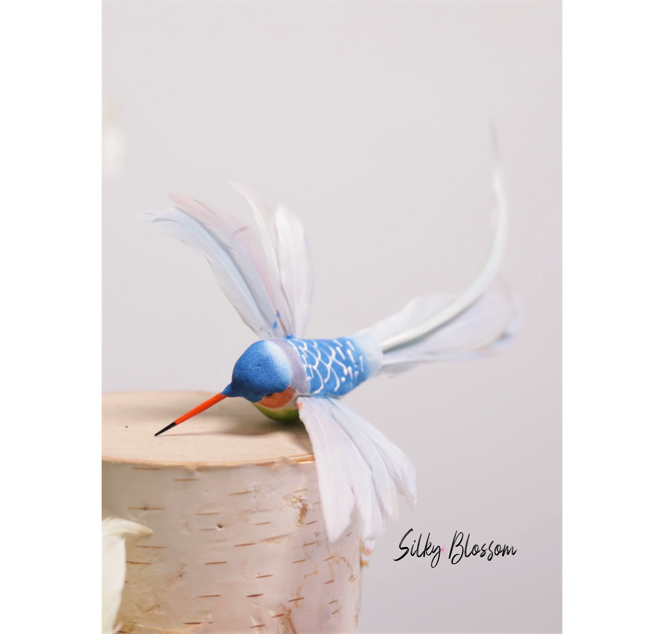 3 Cute 6.5 Artificial Hummingbirds With Clips - Etsy