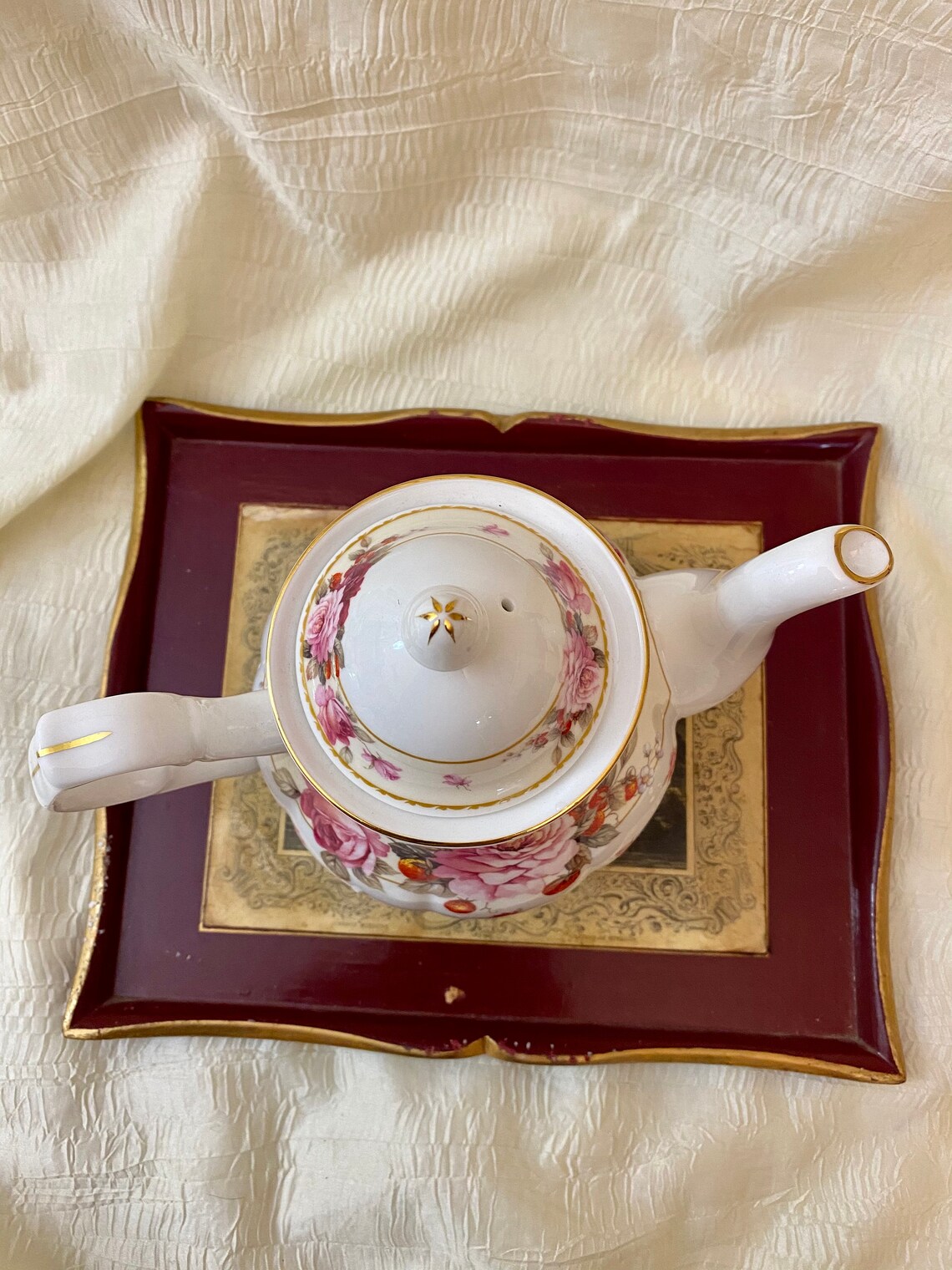 Vintage Gracie China Teapot/Coffee Pot/Stechcol/Tea Party | Etsy