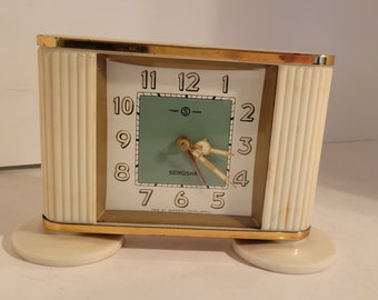 Seiko Table Clock Japan Seikosha Vintage Clock - Etsy