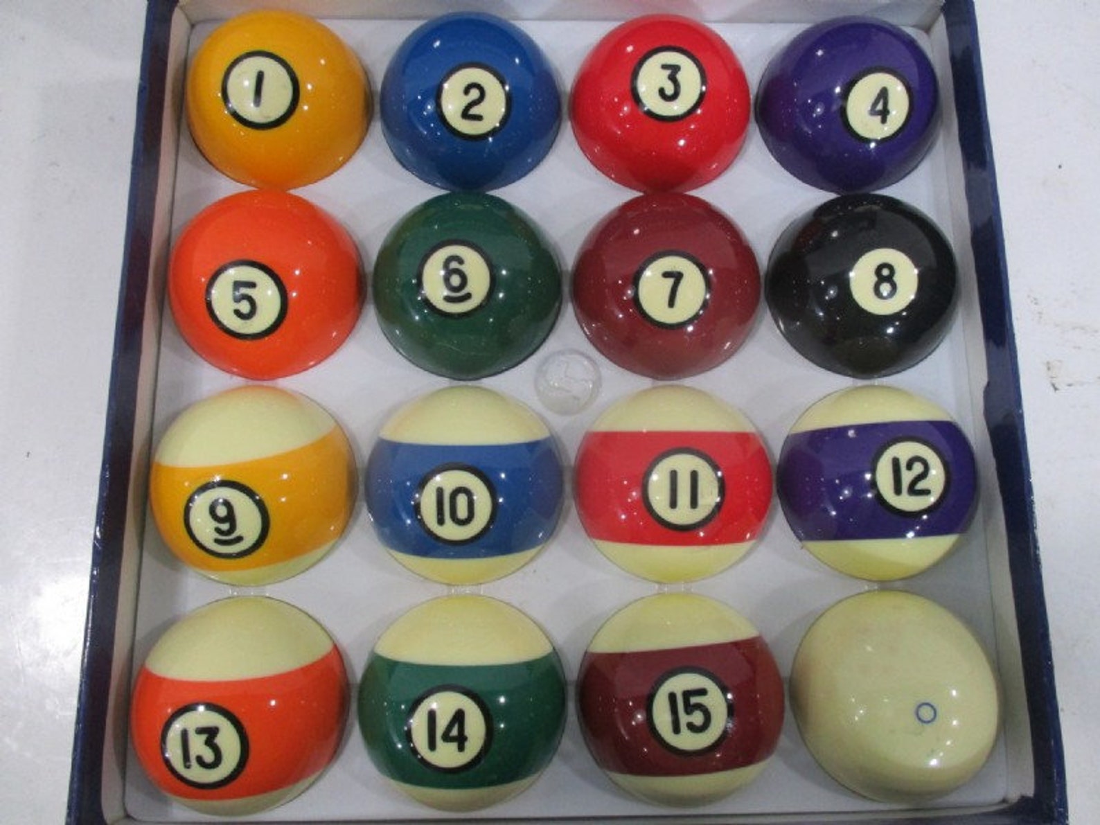 Billiard Pool Ball by Magnum Complete Set 16 Balls Boxed - Etsy