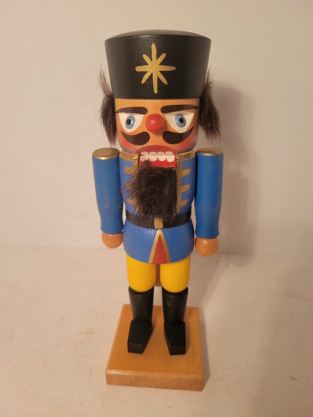 Vintage Nutcracker Soldier Christian Ulbricht * 9 1/2 Inch * Christmas ...