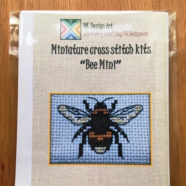 Bee Cross Stitch - Etsy UK