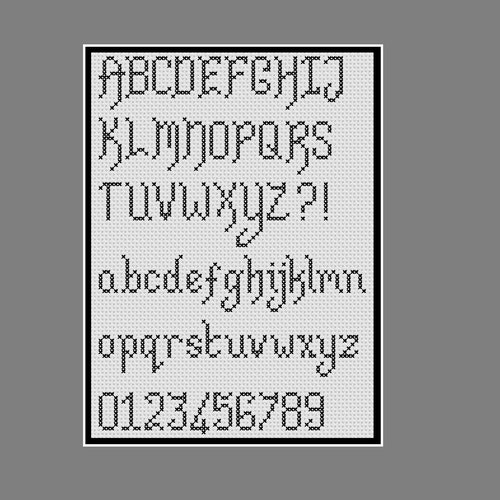 Cross Stitch Alphabets: Four Complete Alphabets - Etsy
