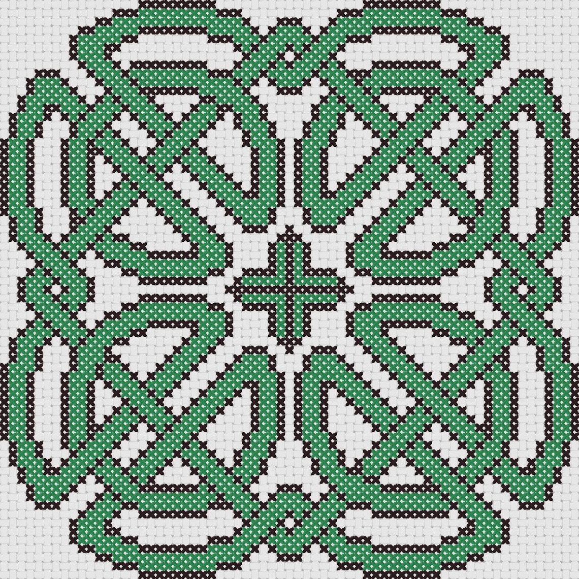 Celtic Cross Stitch Pattern: Celtic Knotwork - Etsy