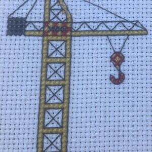 Cross Stitch Mini Motifs: Construction and Industry - Etsy