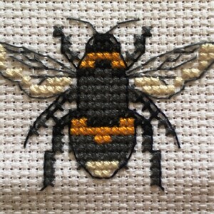 Bee Mini: a Miniature Cross Stitch Pattern - Etsy UK