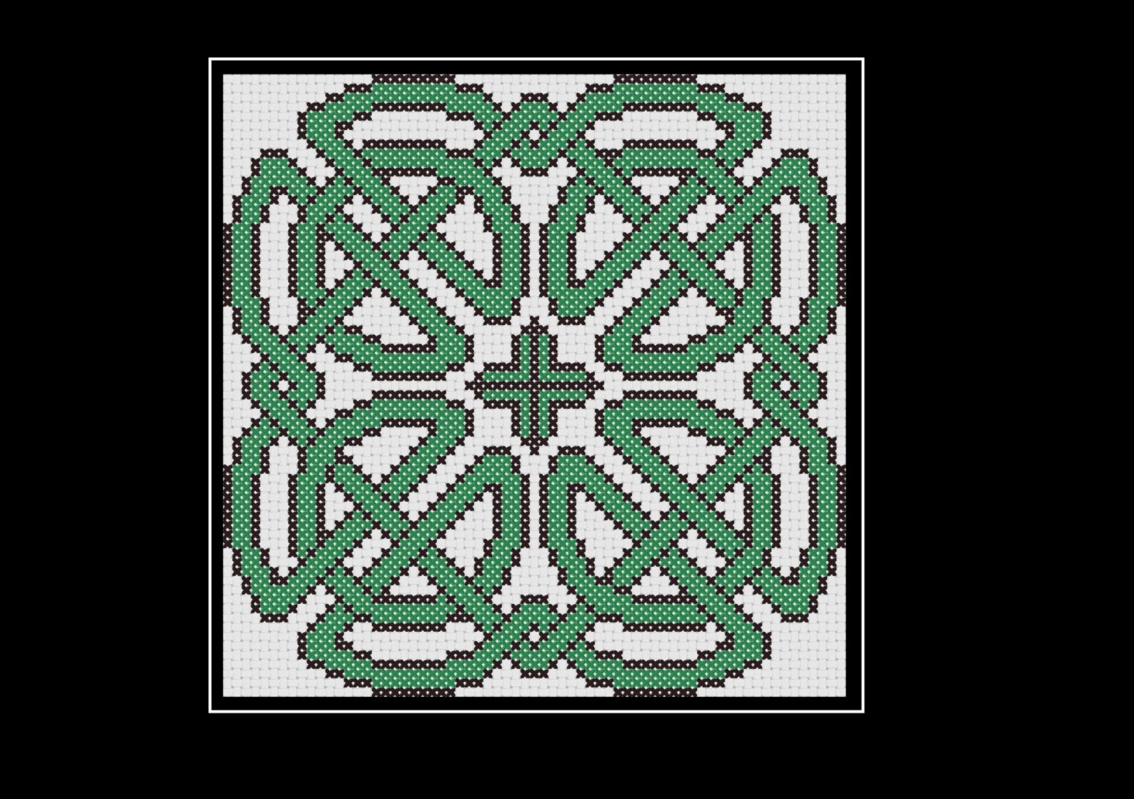 Celtic Cross Stitch Pattern: Celtic Knotwork - Etsy
