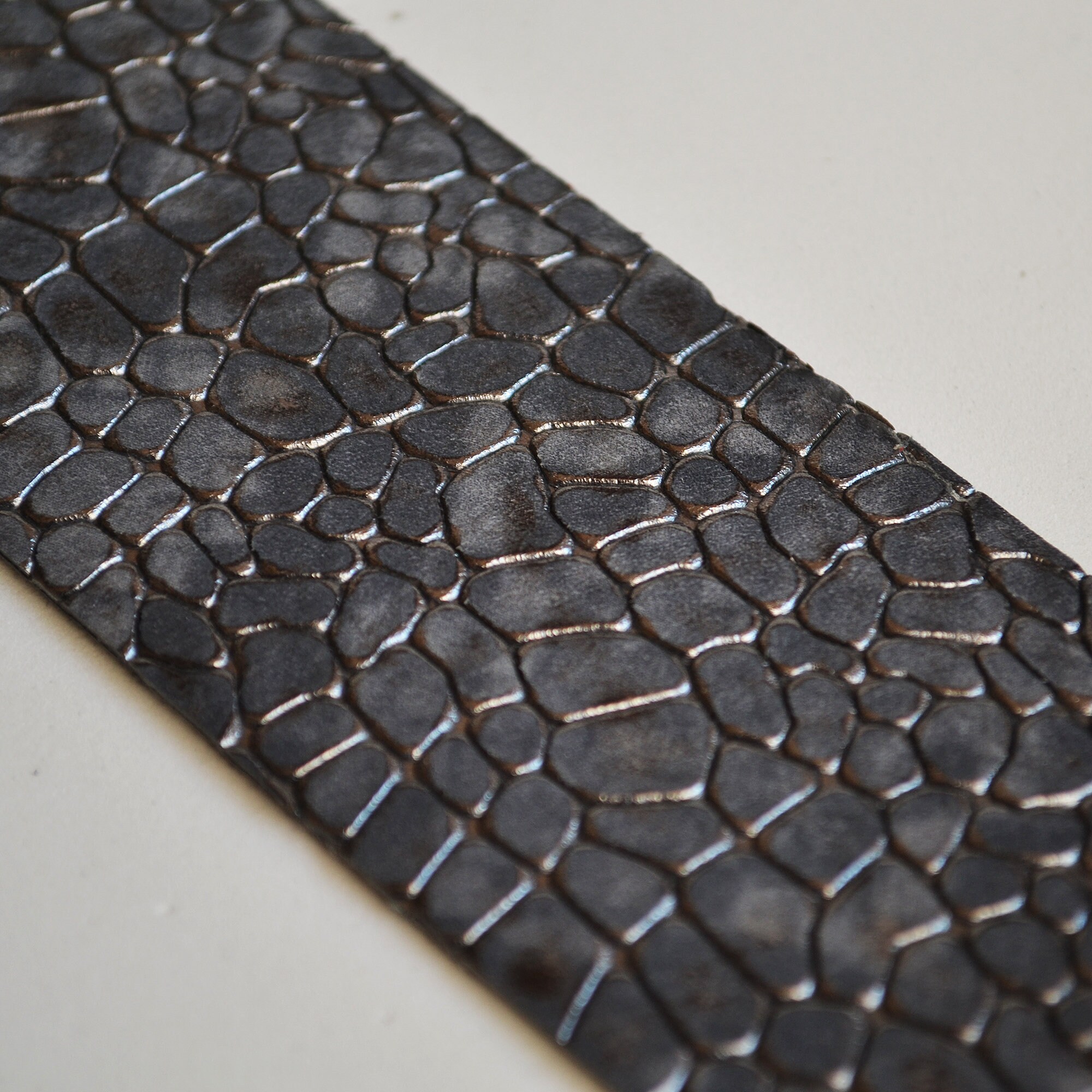 Gray Silver Cuff Bracelet Women's Jewelry Leather Cuff - Etsy