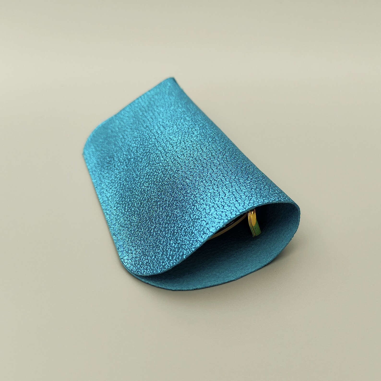 Blue Glasses Case Eyeglasses Case Leather Glasses Pouch Soft - Etsy