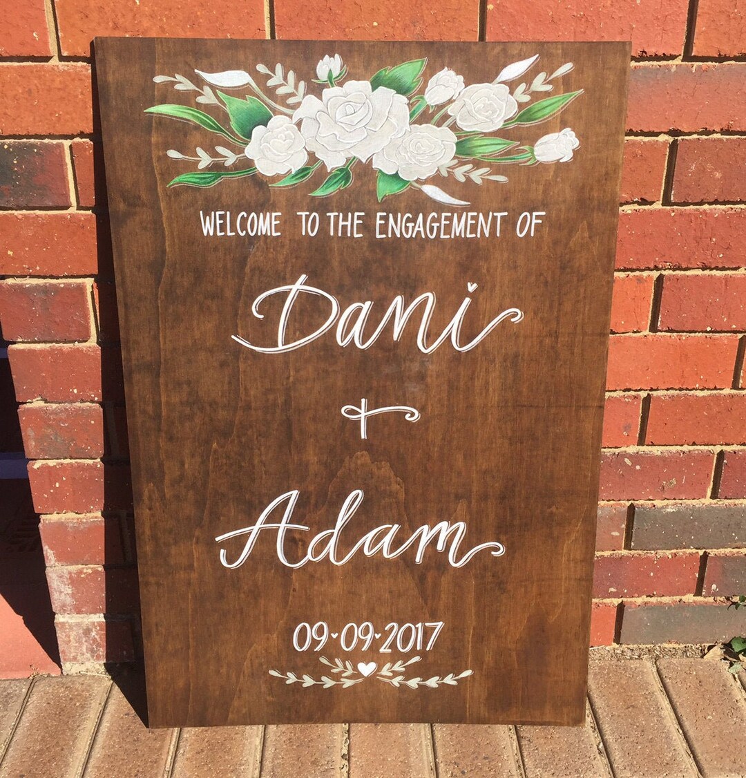 Timber Welcome Sign / Welcome Wedding Sign / Wedding Sign / Rustic ...