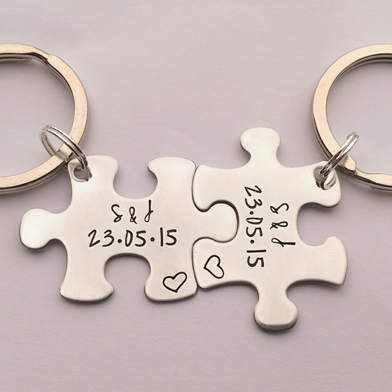 3 Jigsaw Keyring - Etsy UK