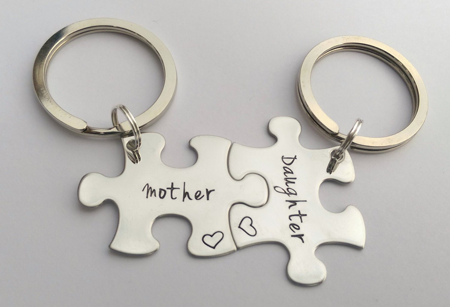Personalised Mother Daughter Keyrings Mother Daughter - Etsy UK