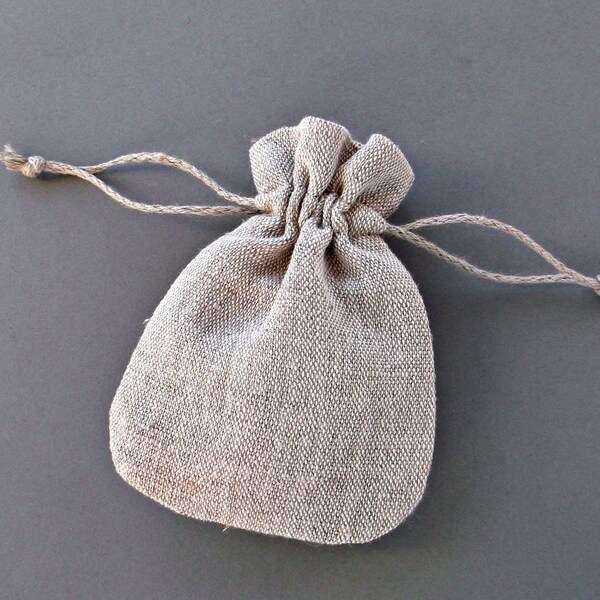 Small Linen Bags - Etsy