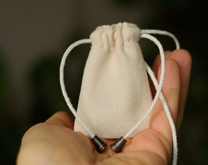 Pouch Necklace Tassel Necklace Fiber Pendant Necklace Textile Necklace ...