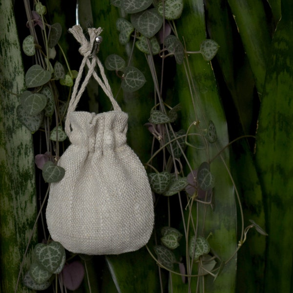 Linen Drawstring Bag - Etsy