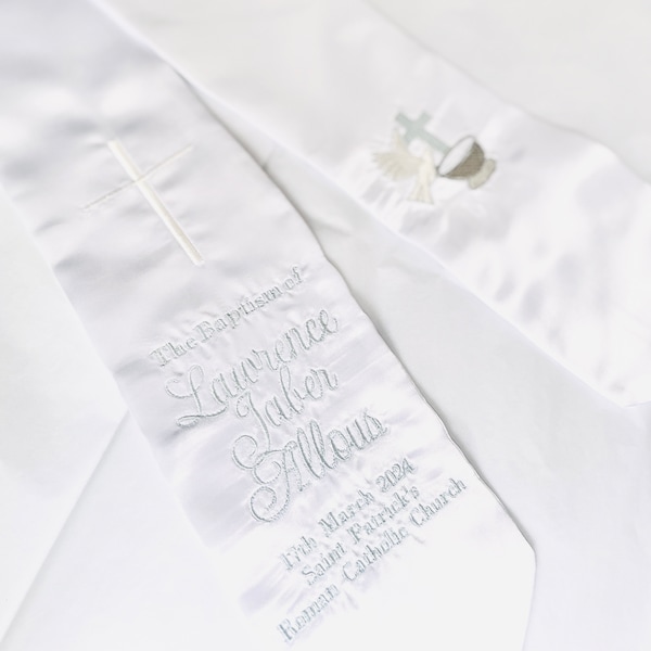 Baptism Stole - Etsy