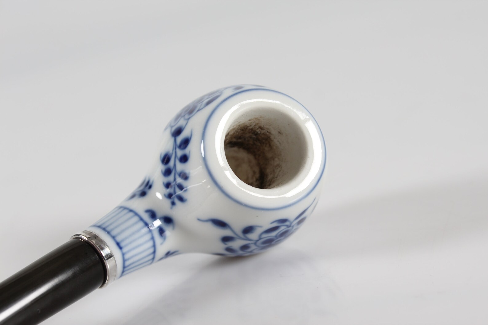 Royal Copenhagen Pipe. Blue Fluted Plain Musselmalet Pipe Made | Etsy