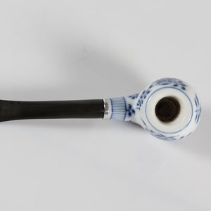 Royal Copenhagen Pipe. Blue Fluted Plain Musselmalet Pipe Made | Etsy