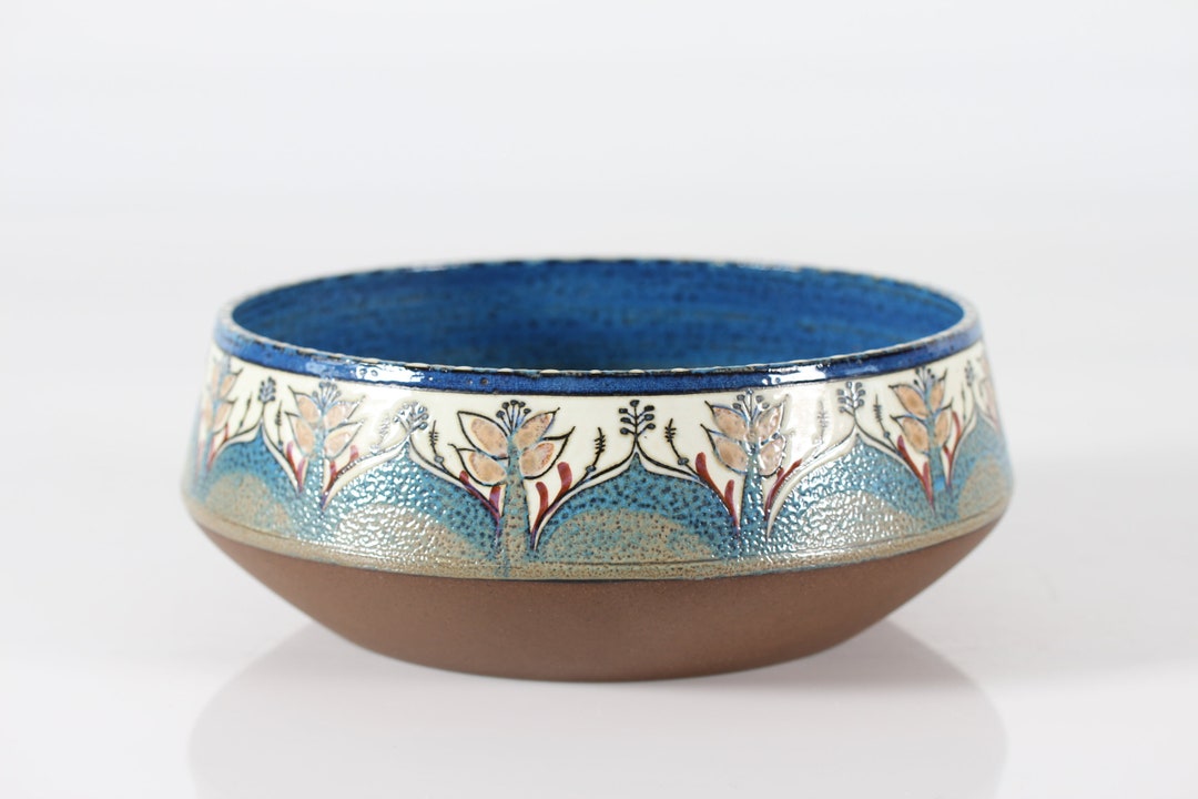 Aluminia / Royal Copenhagen Large Bowl by Berte Jessen Model 439/3178 ...