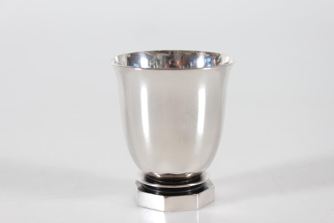 RARE Danish Georg Jensen Pyramid Sterling Silver 925s Small Vase and ...
