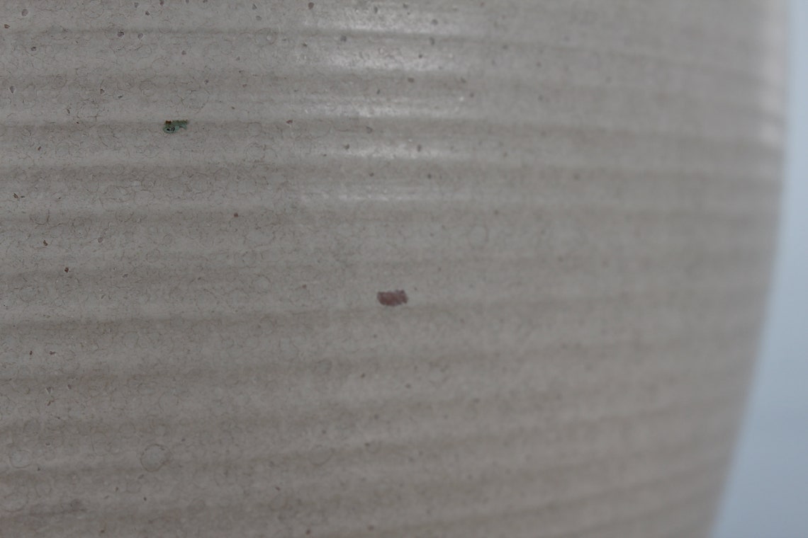 LARGE Ripple Ceramic Floor Vase by Knabstrup in Denmark 1950s ...