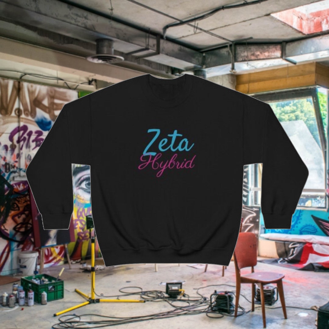 Zeta Hybrid Sweatshirt Starseed Black Essassani Galactic Federation ...