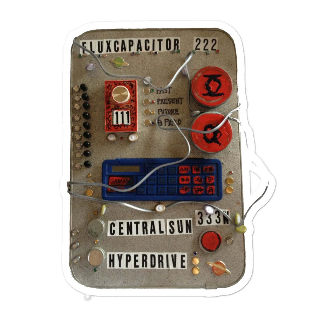 Flux Capacitor Sticker - Etsy
