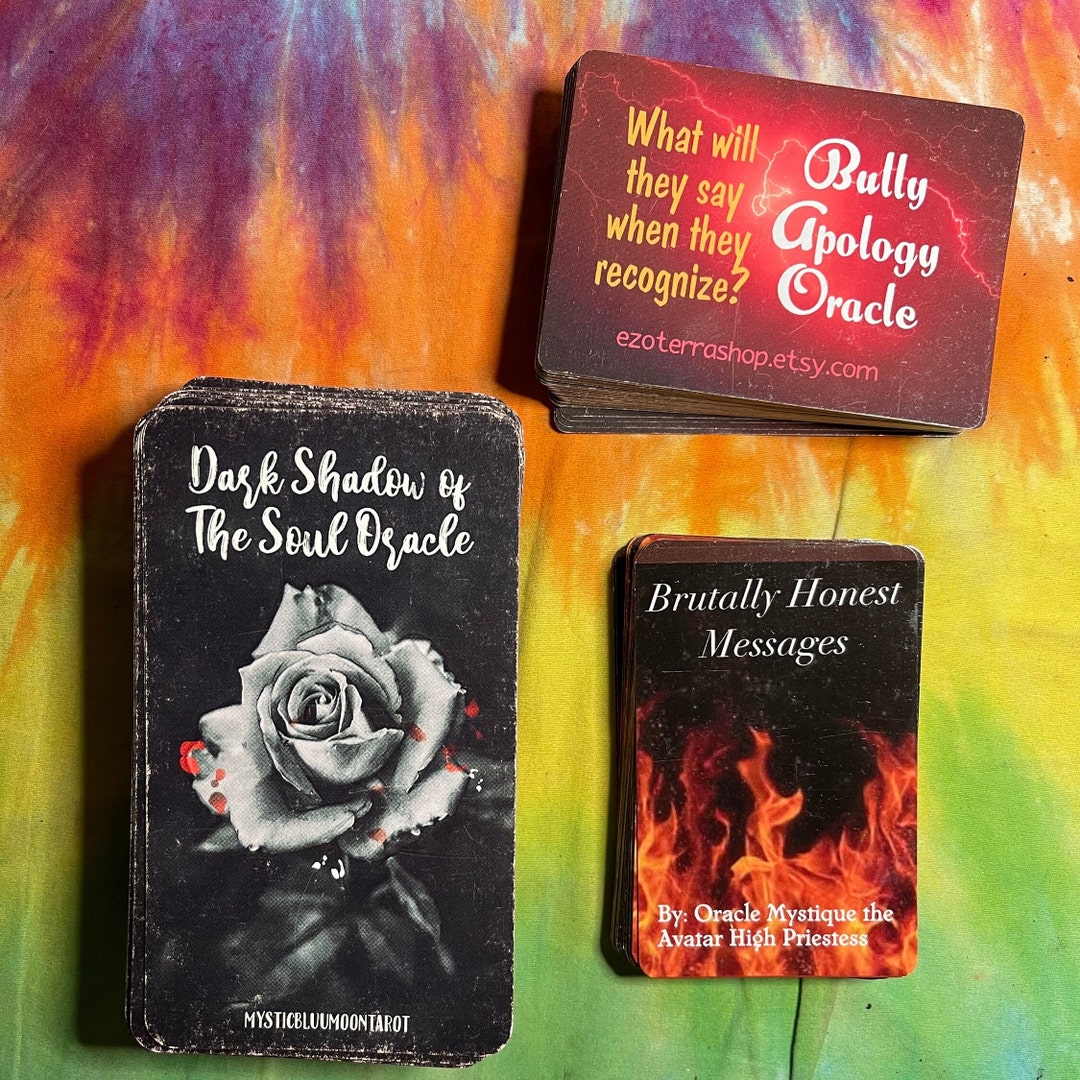 Shadow Decks Bundle Used Oracle Cards - Etsy