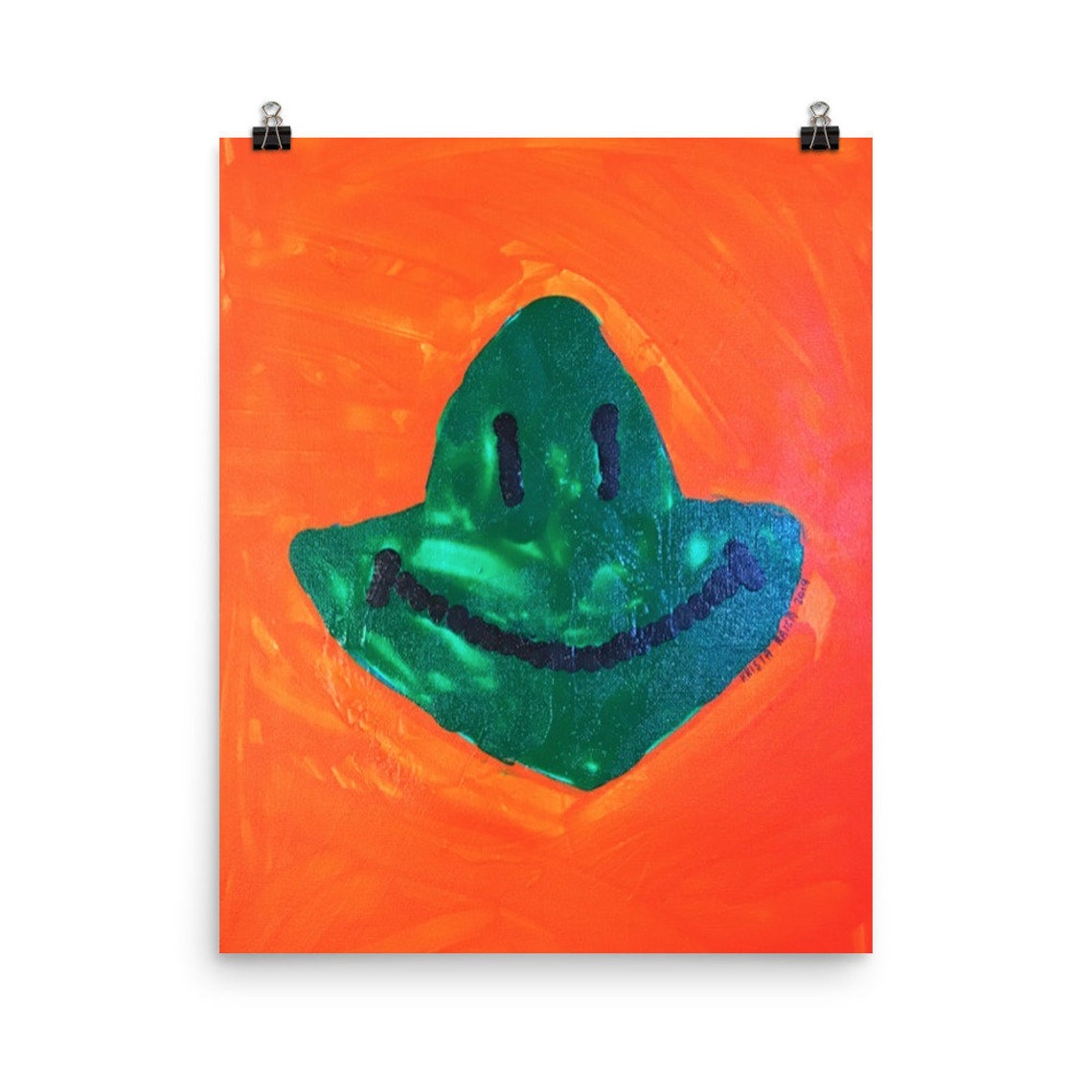 Smiley Frog Print - Etsy