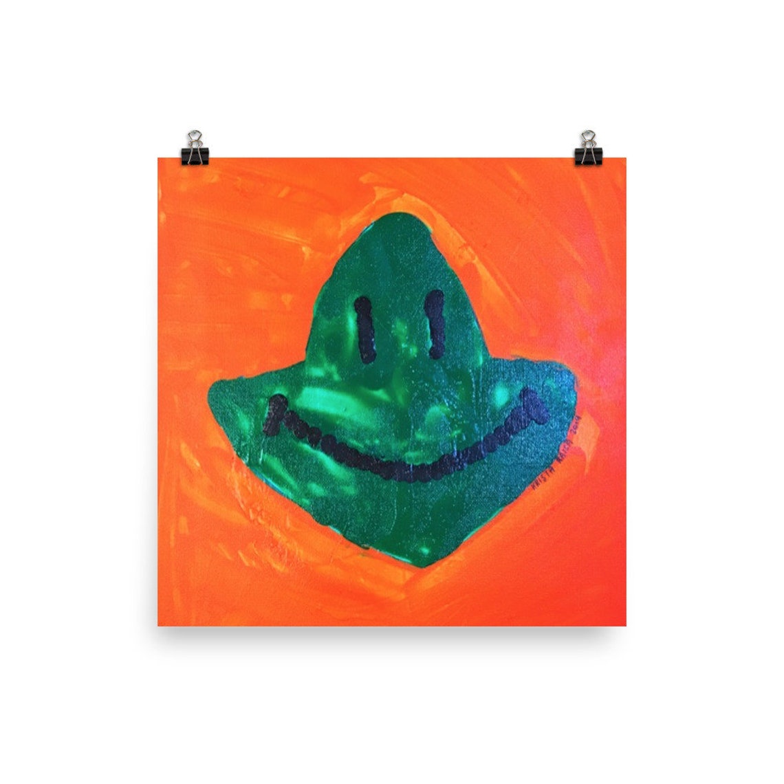 Smiley Frog Print - Etsy