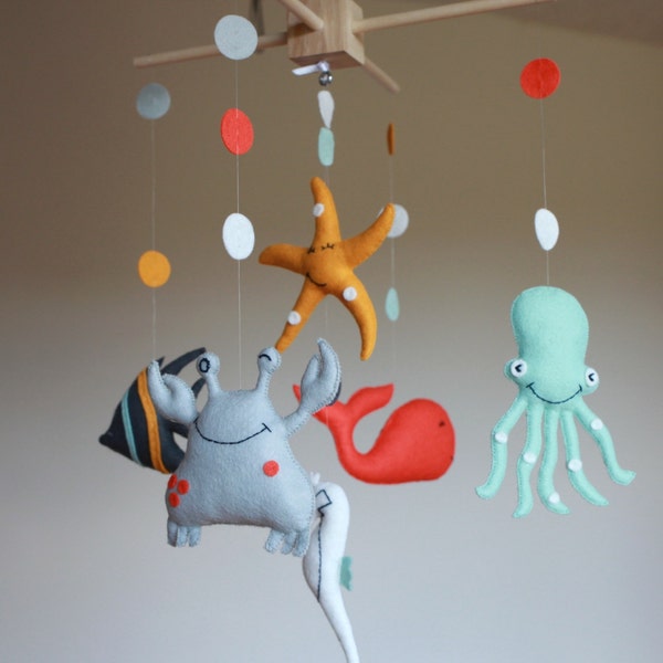 Sea Creatures Mobile - Etsy
