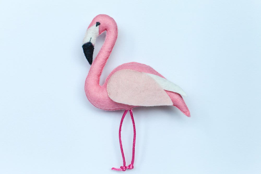 Flamingo Mobile DIY Felt Flamingo Pattern PDF Flamingo Garland - Etsy
