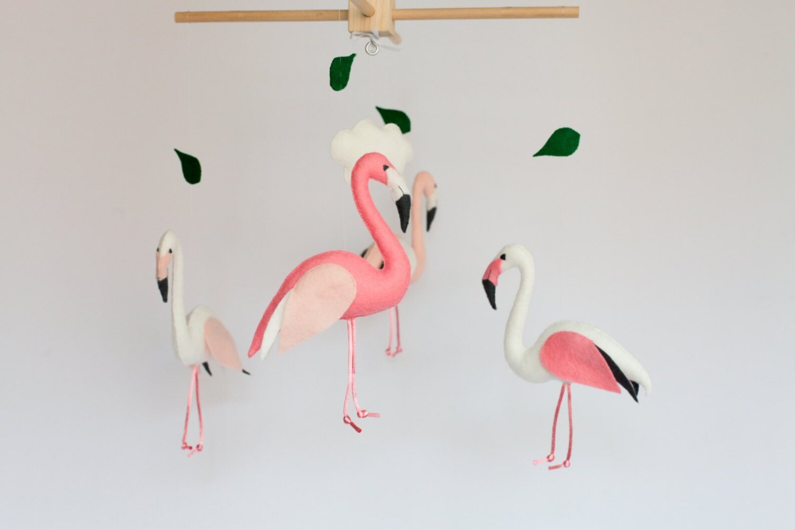 Flamingo Mobile DIY Felt Flamingo Pattern PDF Flamingo Garland Baby ...