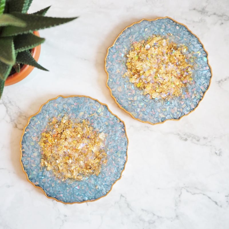 Geode Coasters - Etsy