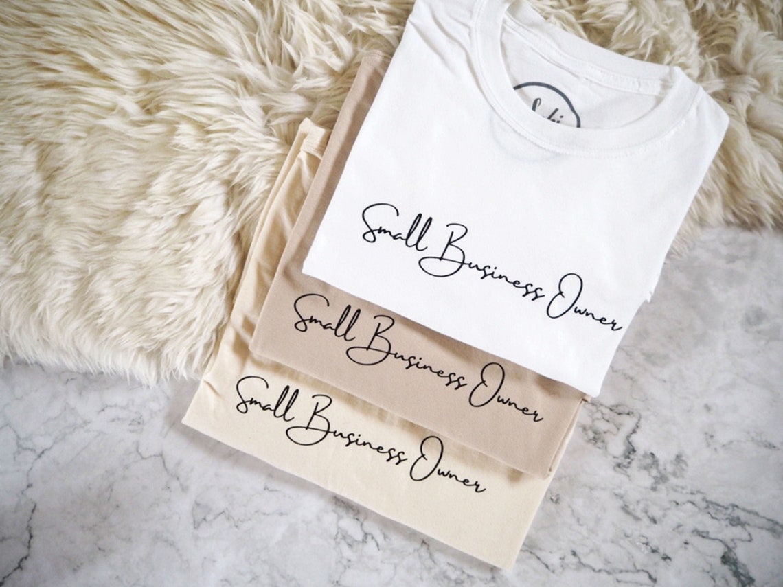PRE ORDER Small Business Owner T-shirt Crew Neck T-shirt - Etsy UK