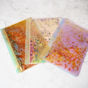 A5 Planner Shaker Dashboard, Holographic Vinyl Sequin Dashboard, A5 ...