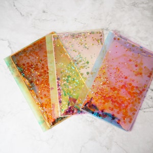 A5 Planner Shaker Dashboard, Holographic Vinyl Sequin Dashboard, A5 ...